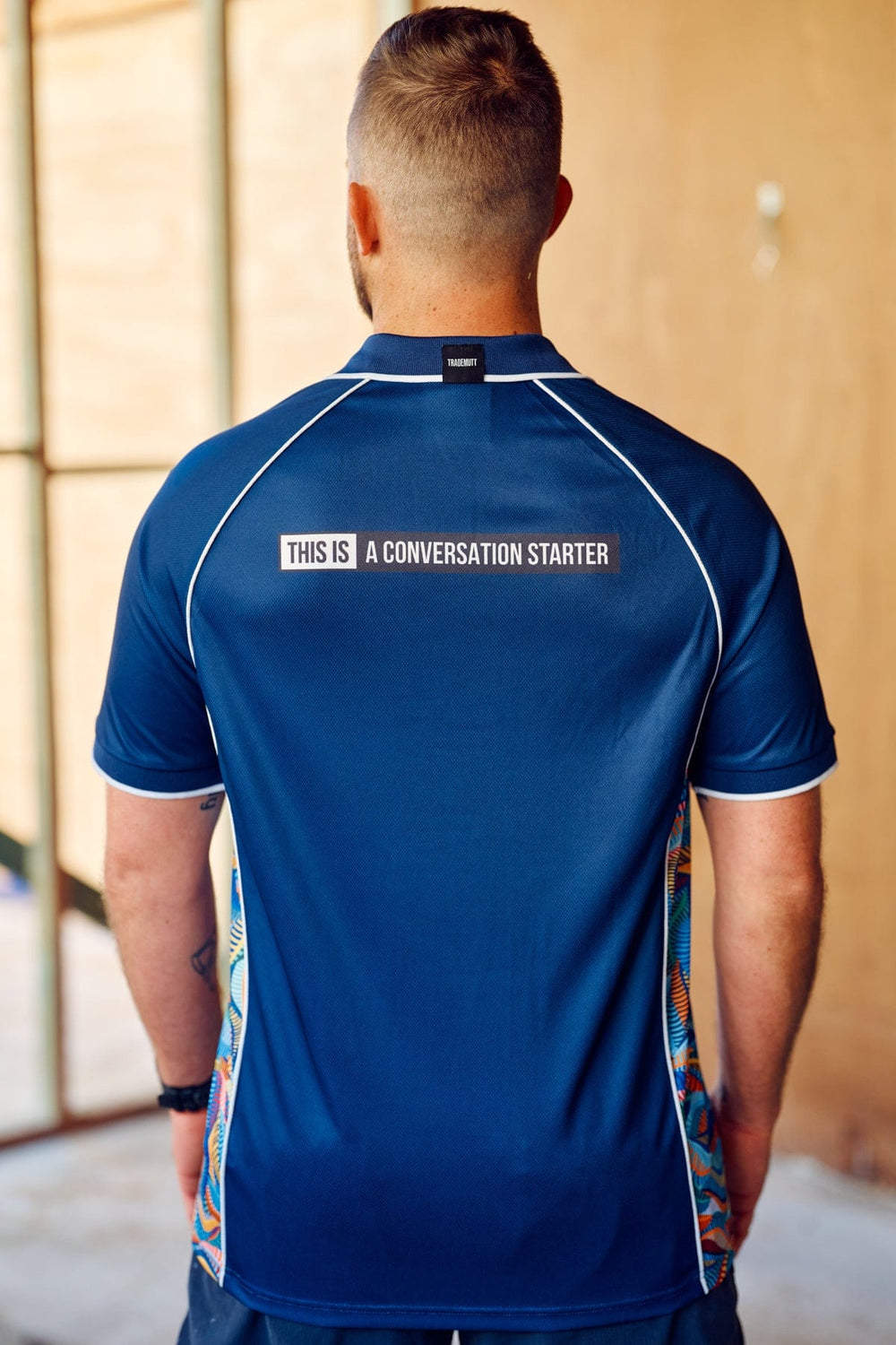 Unisex RPET Snazzy Navy Polo | TradeMutt Workshirts