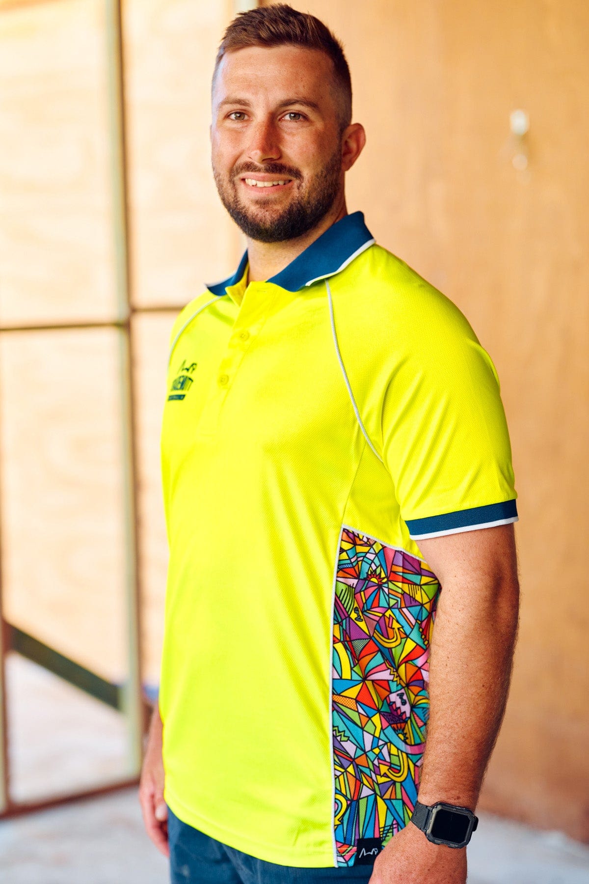 Unisex RPET Bonza Yellow Polo | TradeMutt Workshirts