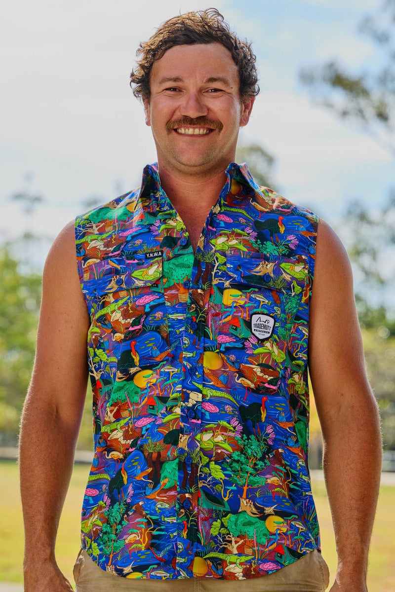 Water You Looking At Territory Sleeve Work Shirt | TradeMutt Workwear