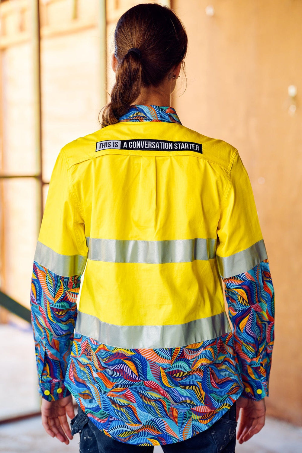 Women's Snazzy Yellow Day/Night Hi Vis Workshirt | TradeMutt Workshirts